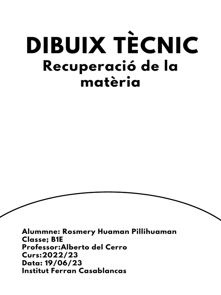 Dibuix Tècnic | PDF