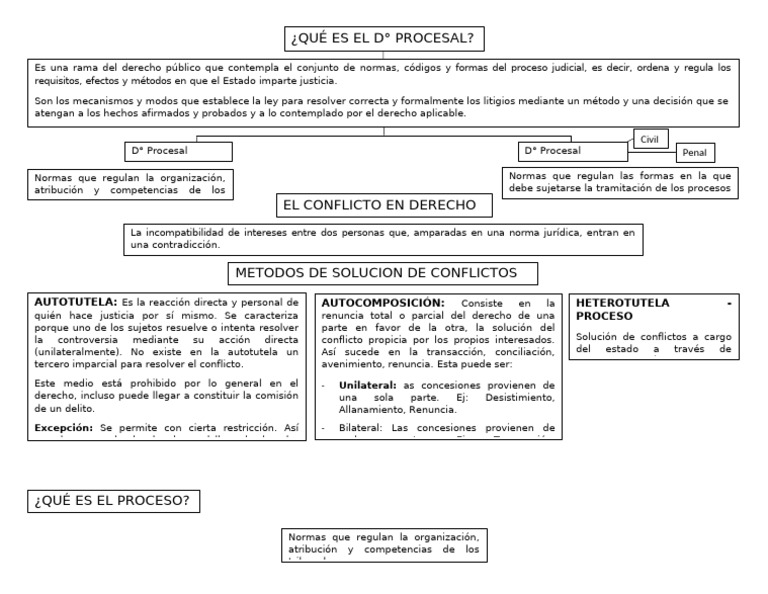 Esquemas Procesal | PDF | Ley procesal | Gobierno