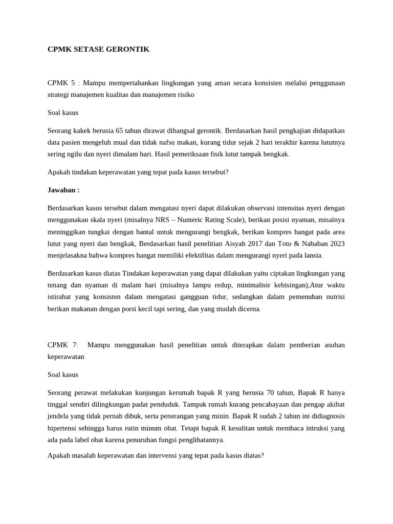 Tugas CPMK 5 Dan 7 Kel.5 | PDF