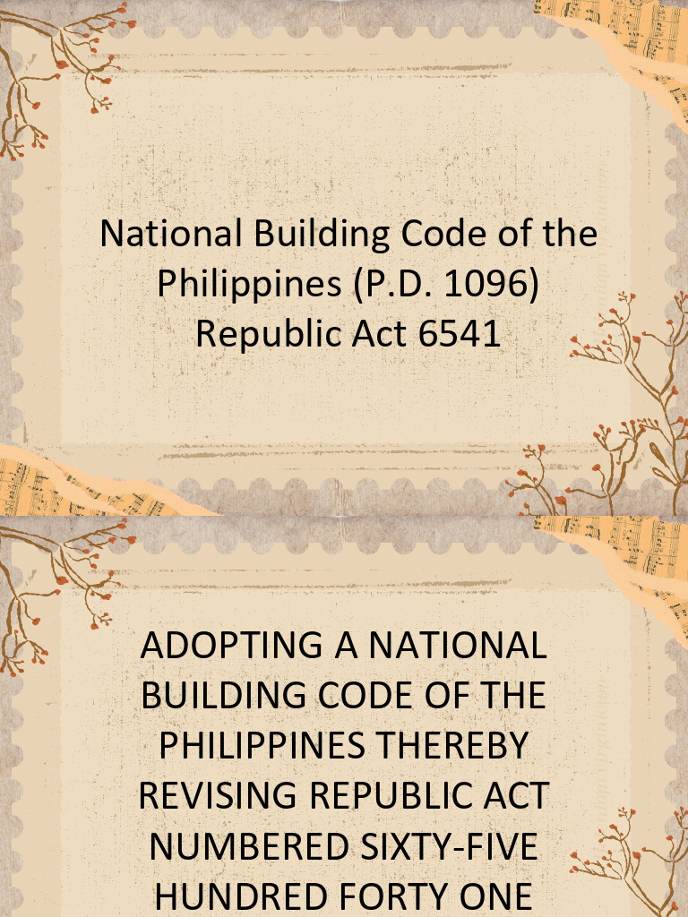 National Building Code of the Philippines | PDF | Building Code | Fire ...