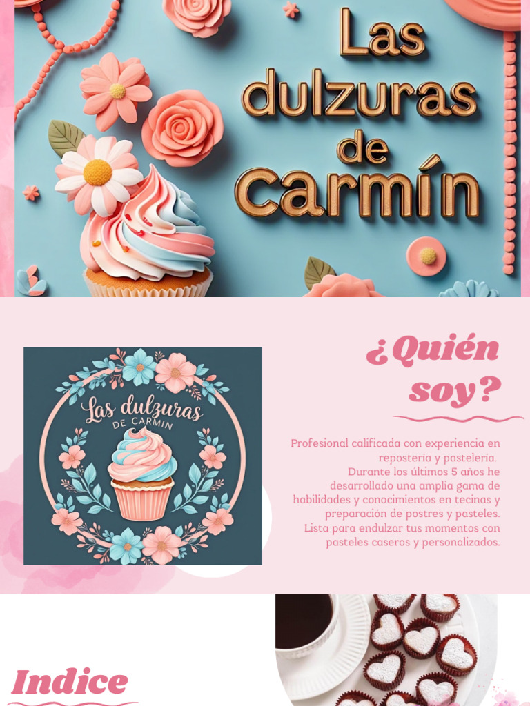 Volante de Pastelería Personalizada | PDF | Confitería | Postres