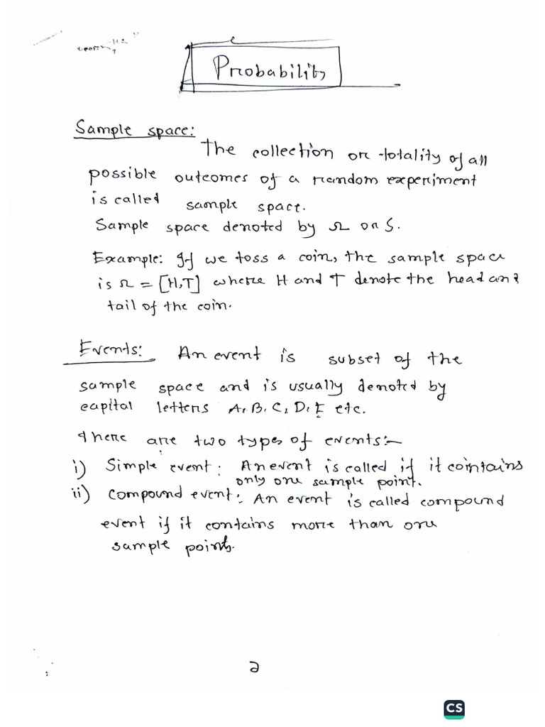 Probability Statistics | PDF