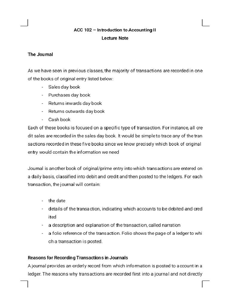 ACC 102 Phoenix | PDF