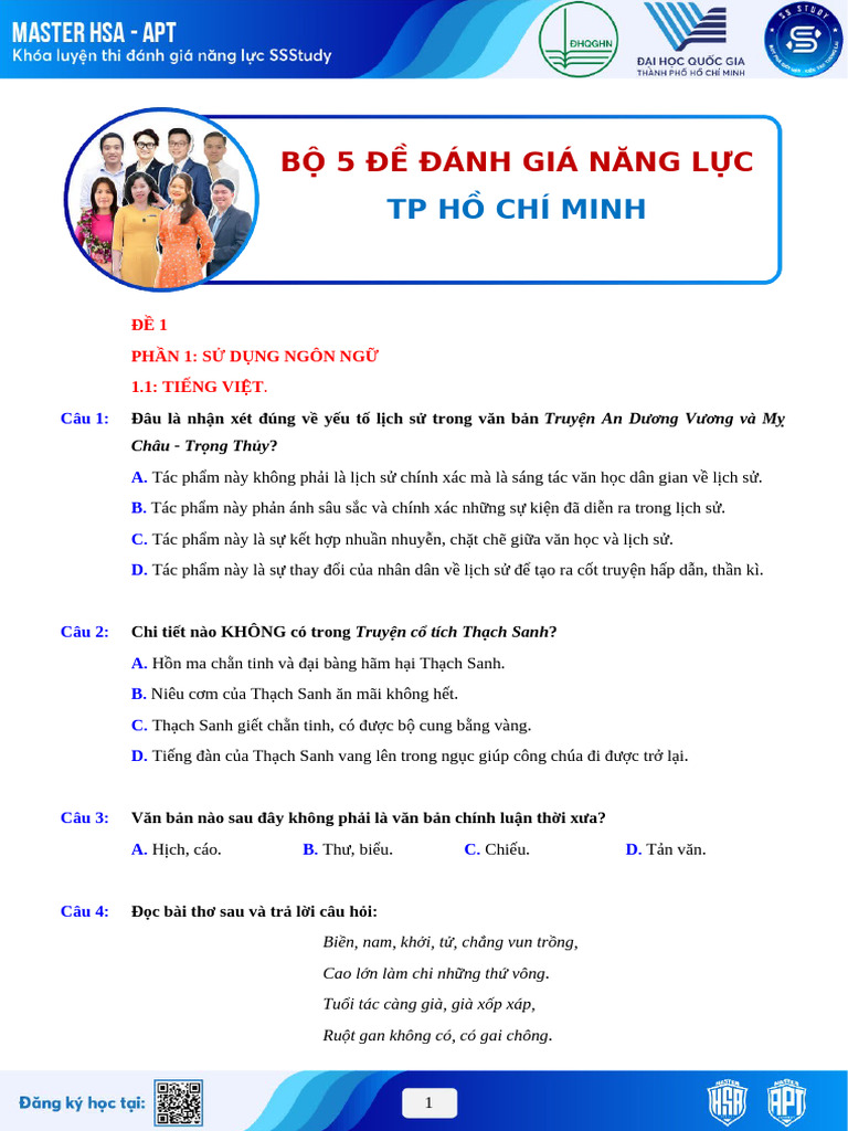 5 ĐỀ APT | PDF