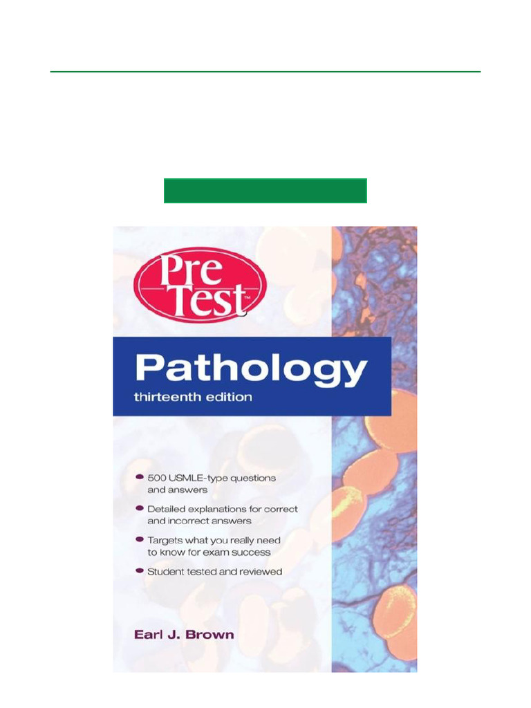 Pathology PreTest Self-Assessment 13th Ed. | PDF | Apoptosis | Necrosis