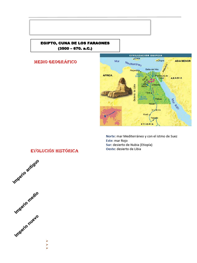 Ficha 05 Egipto 1ro CC - SS | PDF | Antiguo Egipto | Jeroglíficos egipcios