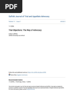 Florida Trial Objections Guide | PDF | Evidence (Law) | Testimony
