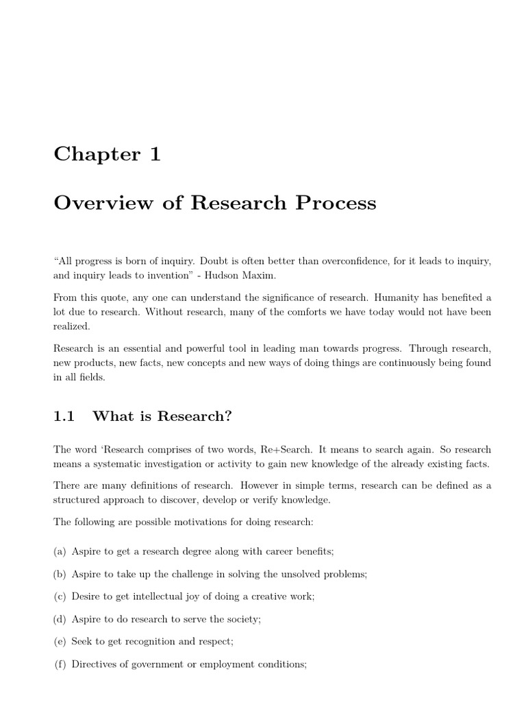 Research Methodology | PDF | Scientific Method | Methodology