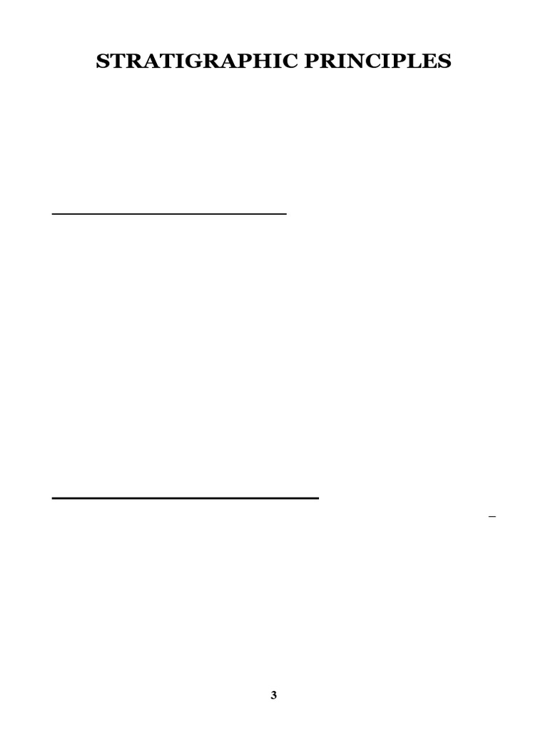2. Stratigraphic Principles | PDF | Stratigraphy | Petrology