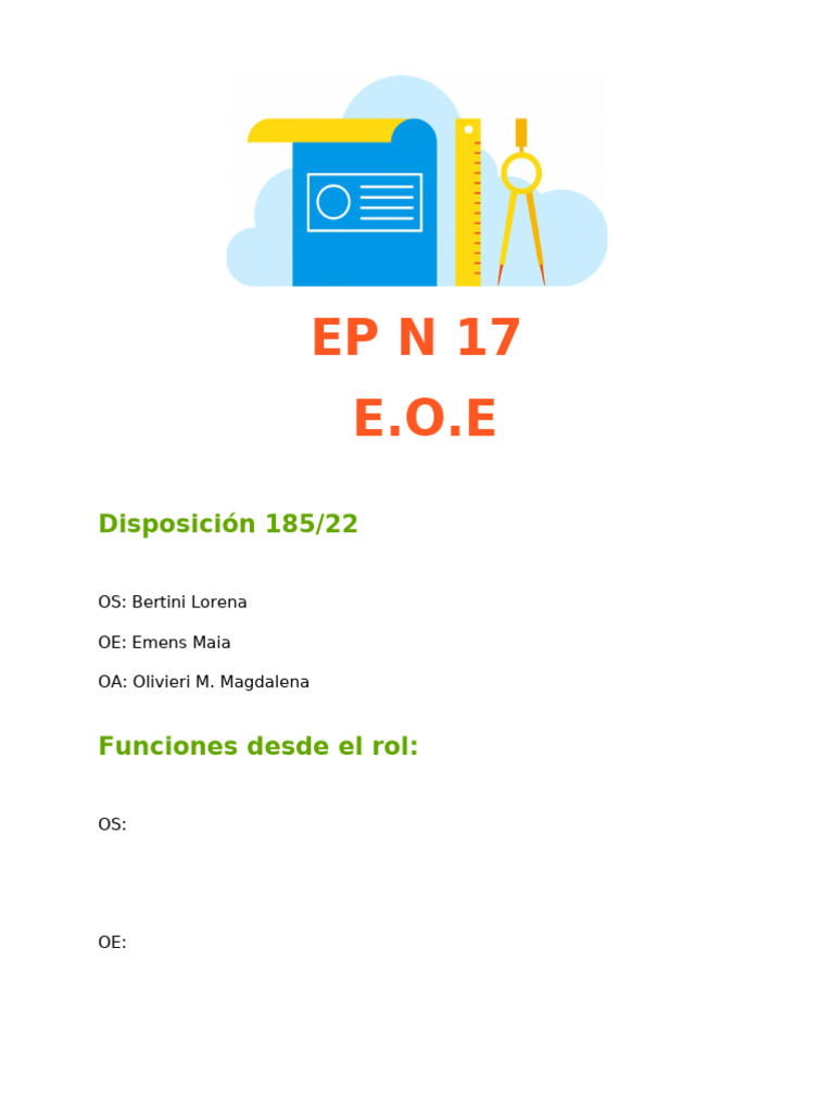 Roles Eoe Pdf