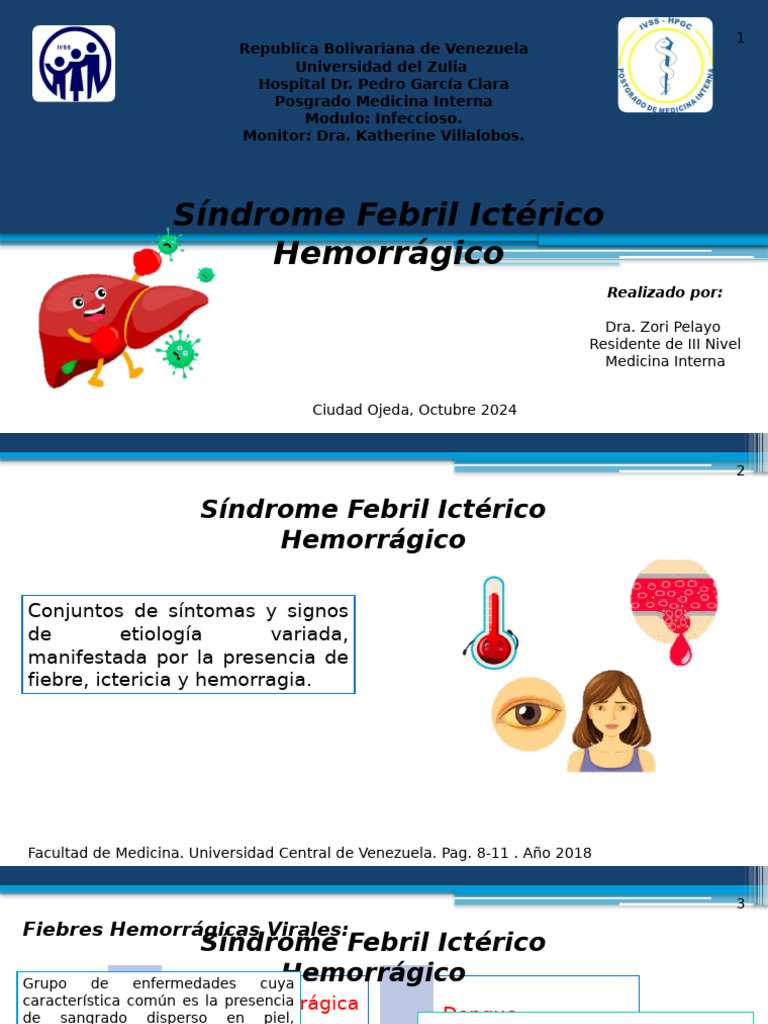 Sindrome Icterico Hemorragico Zori | PDF | Hepatitis | Malaria