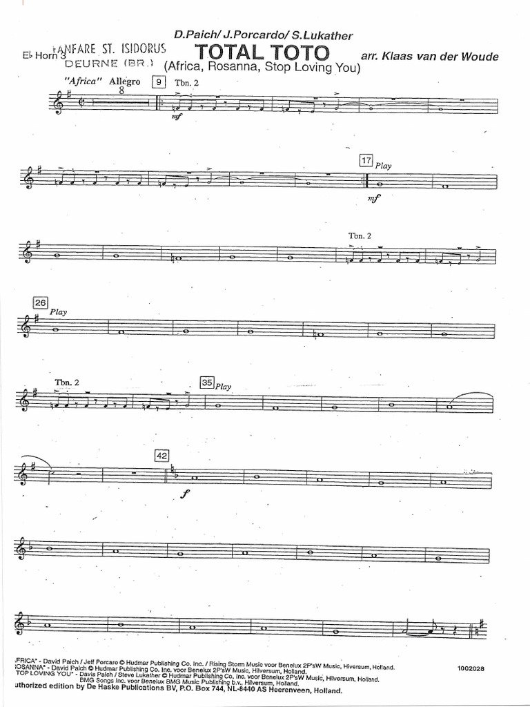 Total Toto-Eb Horn III | PDF