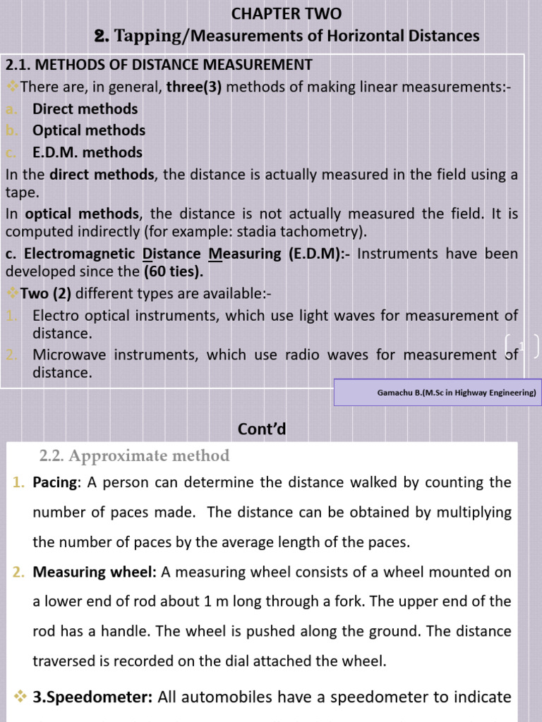 Lecture - 2-Taping or Horiontal Distance Measurement | PDF | Steel ...