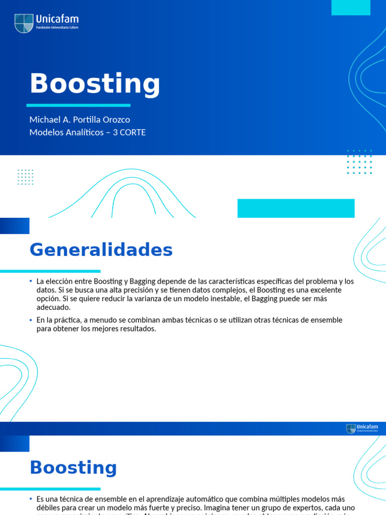 BOOSTING | PDF | Validación Cruzada (Estadísticas) | Aprendizaje