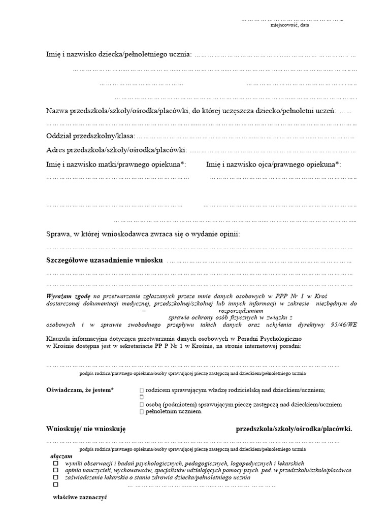 Wniosek-o-wydanie-opinii | PDF