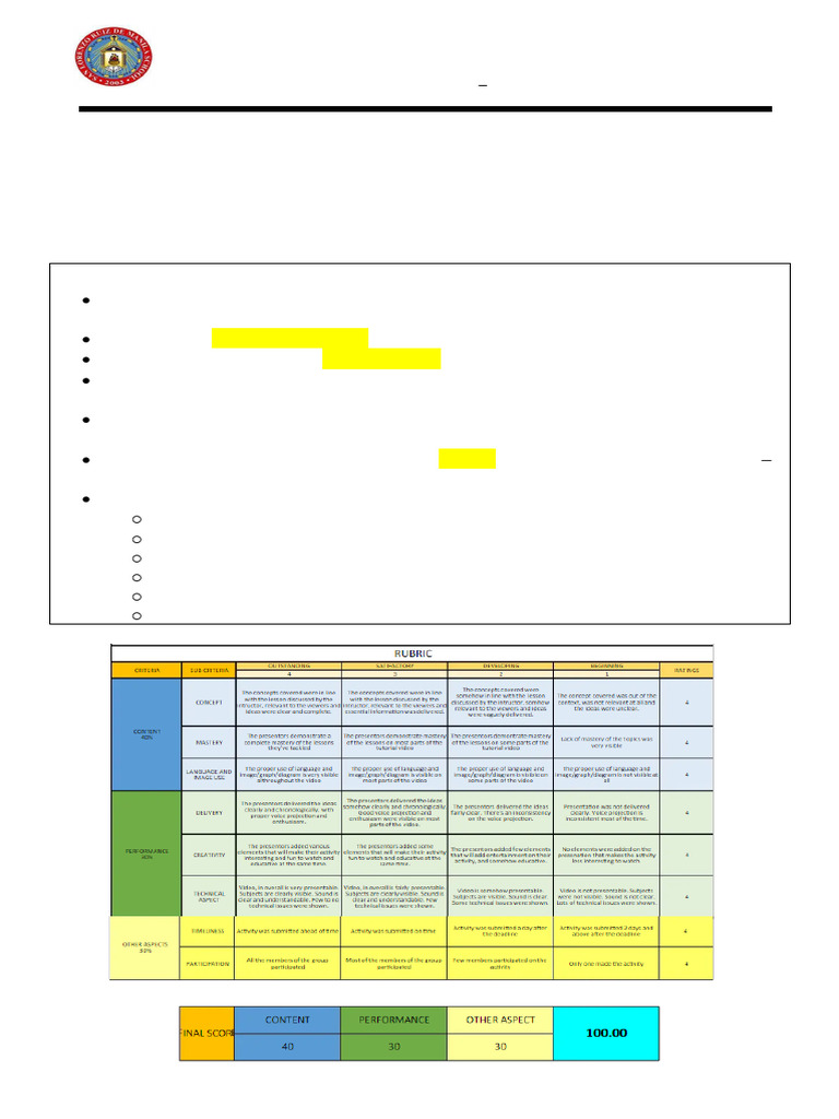 Performance-Task GENMATH | PDF