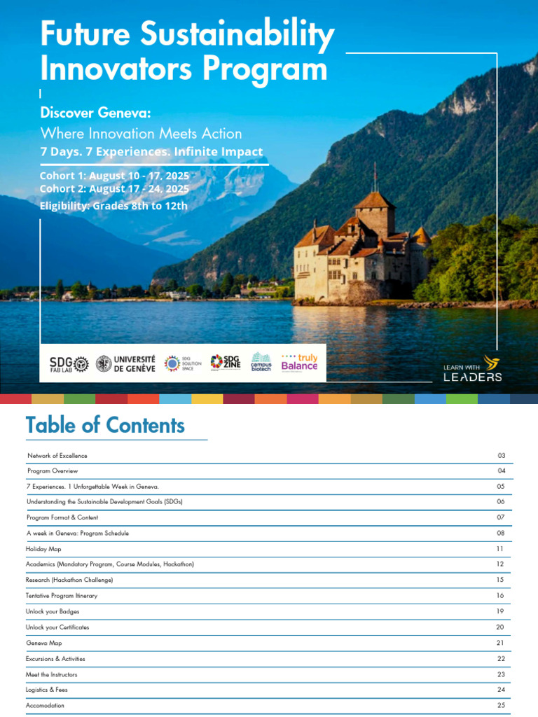 Future Sustainability Innovators Program | PDF | Sustainability ...