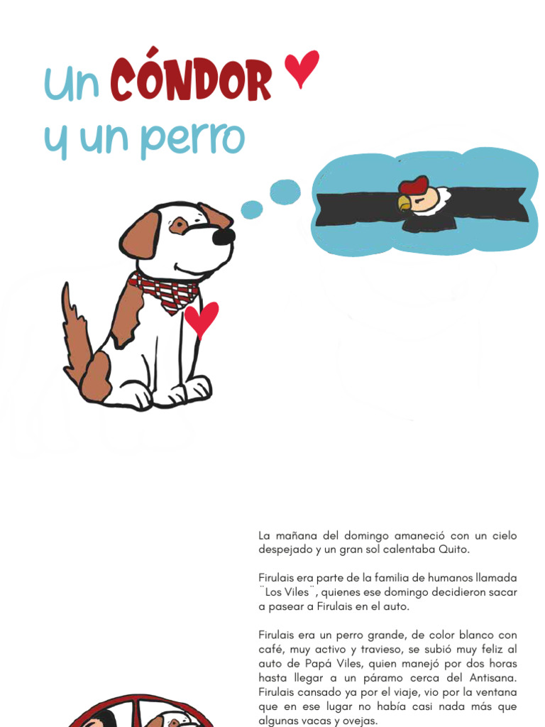 Cuento Un Condor y Un Perro | PDF | Perros