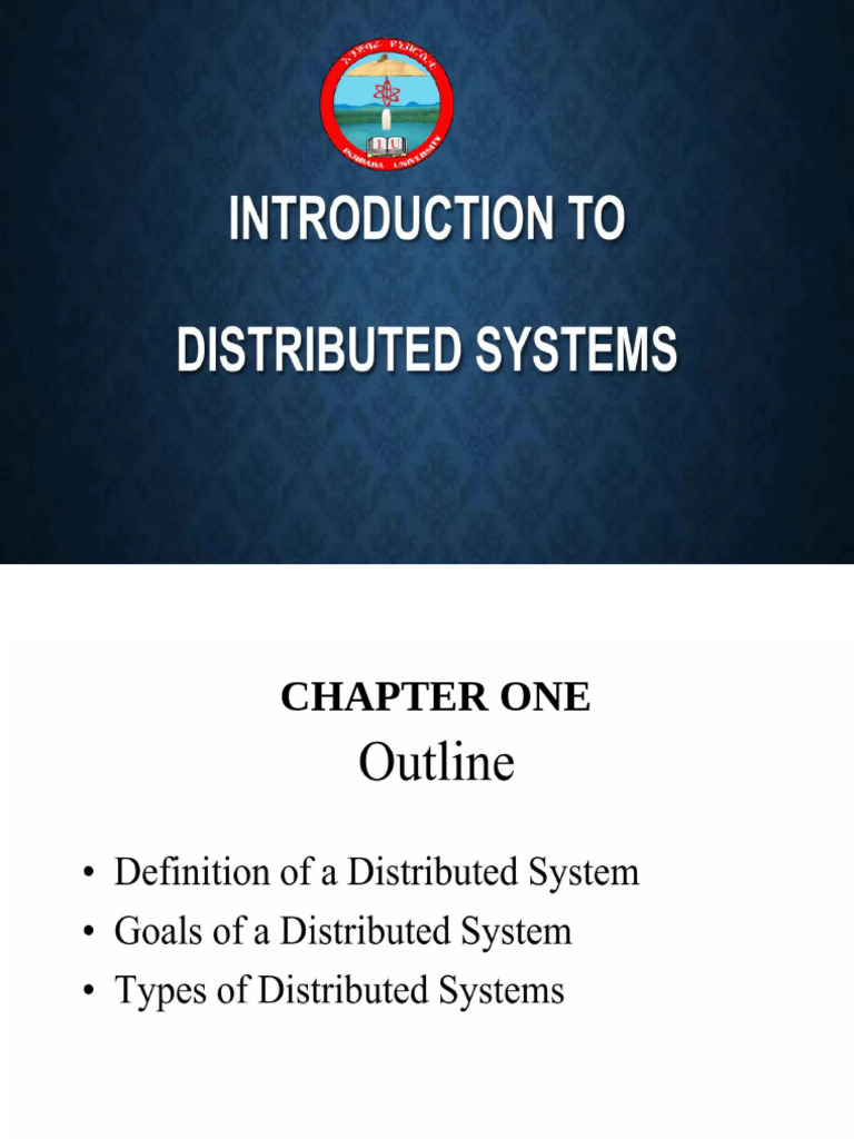 Distrbuted System Chapter One | PDF | Computer Network | Grid Computing