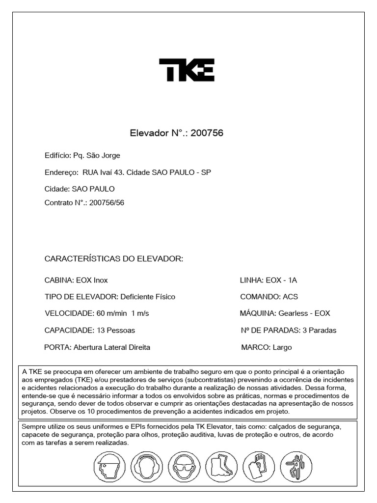Elevador - Rev0 | PDF