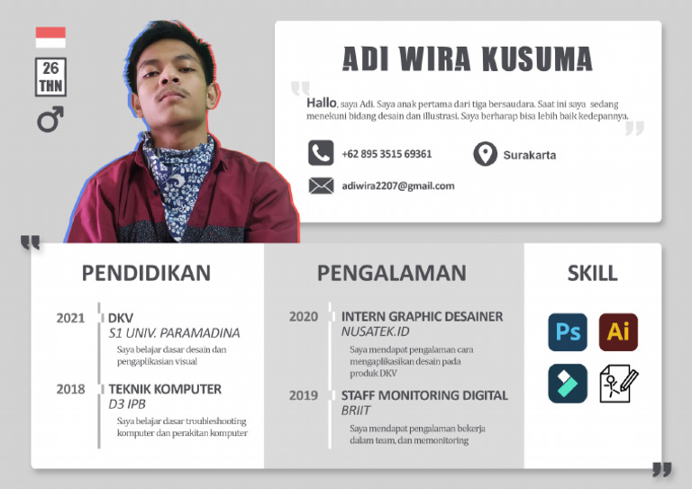 CV - ADI WIRA KUSUMA 2024 - Page-0001 | PDF