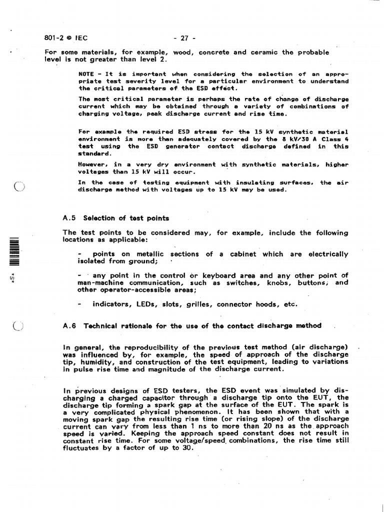 IEC 801-2 part11 | PDF