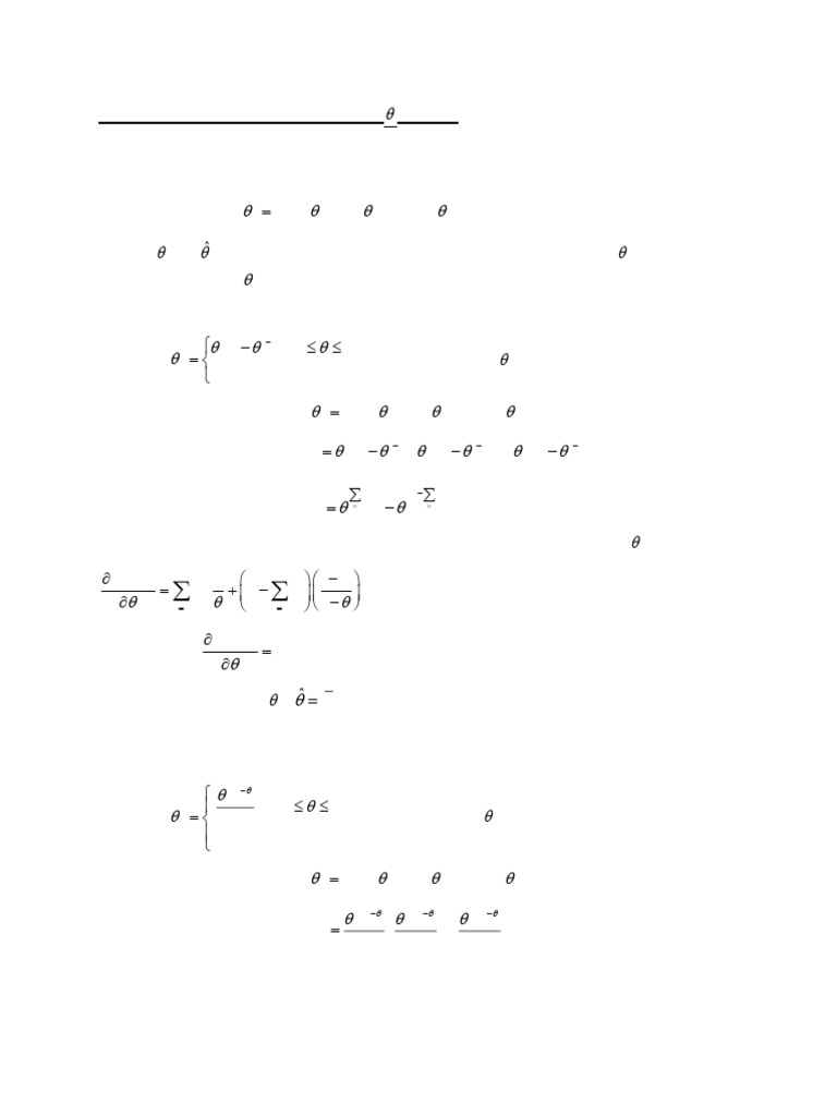 MLE Examples and Solutions | PDF | Probability | Estimation Theory