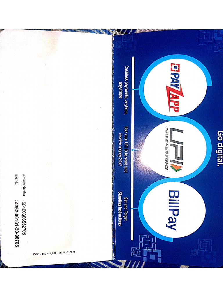 HDFC pass book | PDF