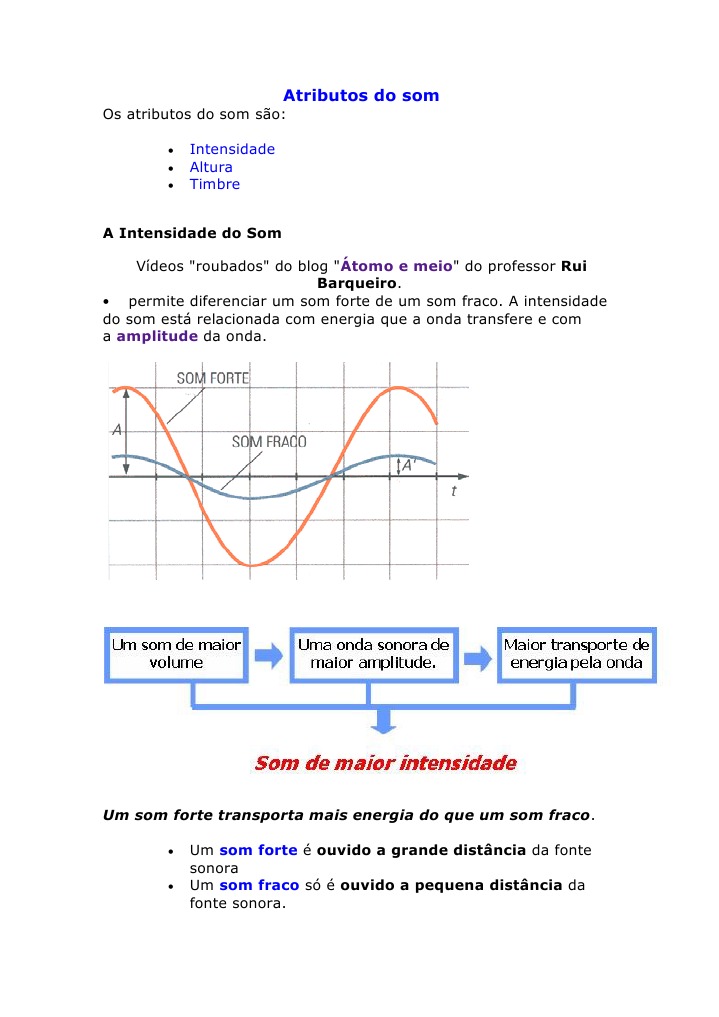 Atributos Do Som 2 | PDF | Som | Pitch (música)