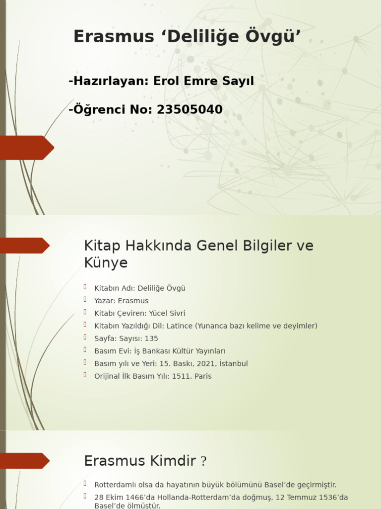 Erol Emre Sayıl Sunum | PDF