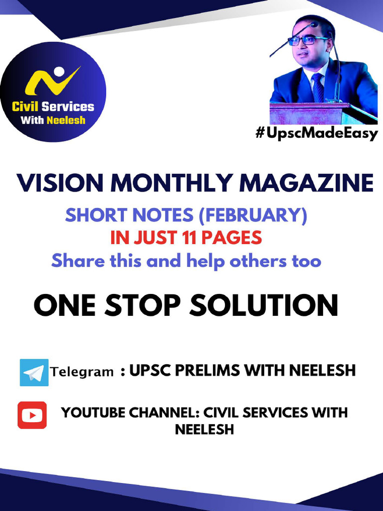 Vision February Short Notes | PDF