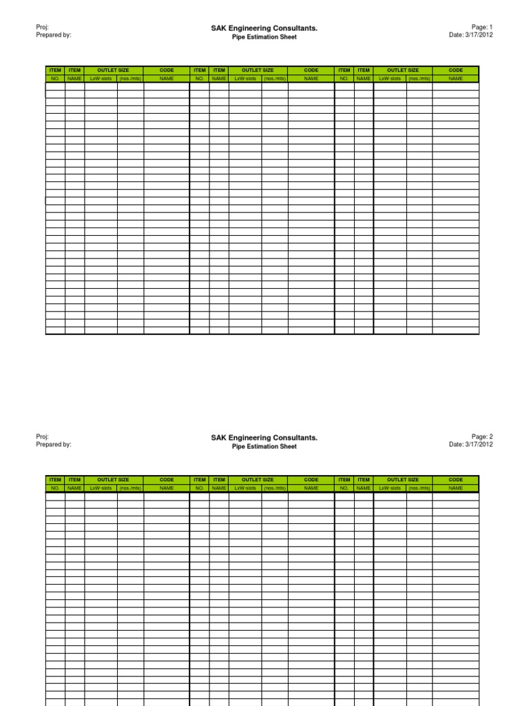 Duct Calculation (Original) Xls Sheet | PDF | Duct (Flow) | Valve