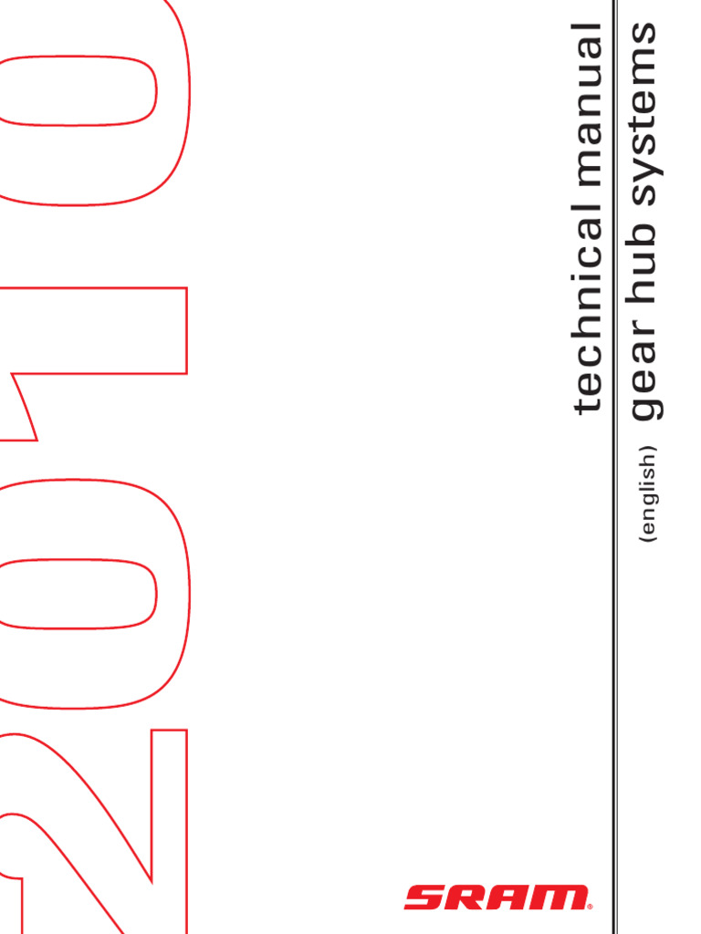 Sram Gearhubsystems Manual | PDF | Manual Transmission | Vehicle Technology