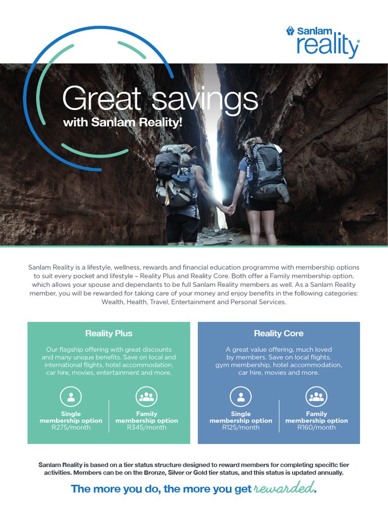 Sanlam Reality Membership Benefits Guide | PDF