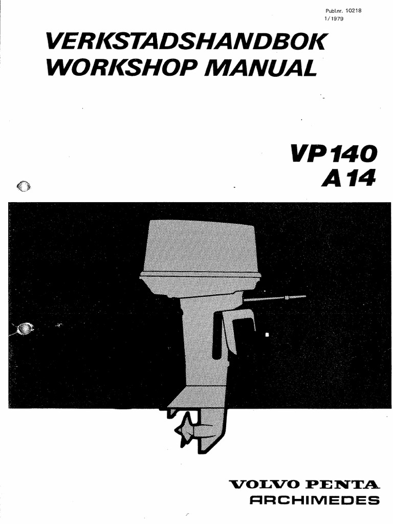 Verkstadshandbok VP140 A14 | PDF