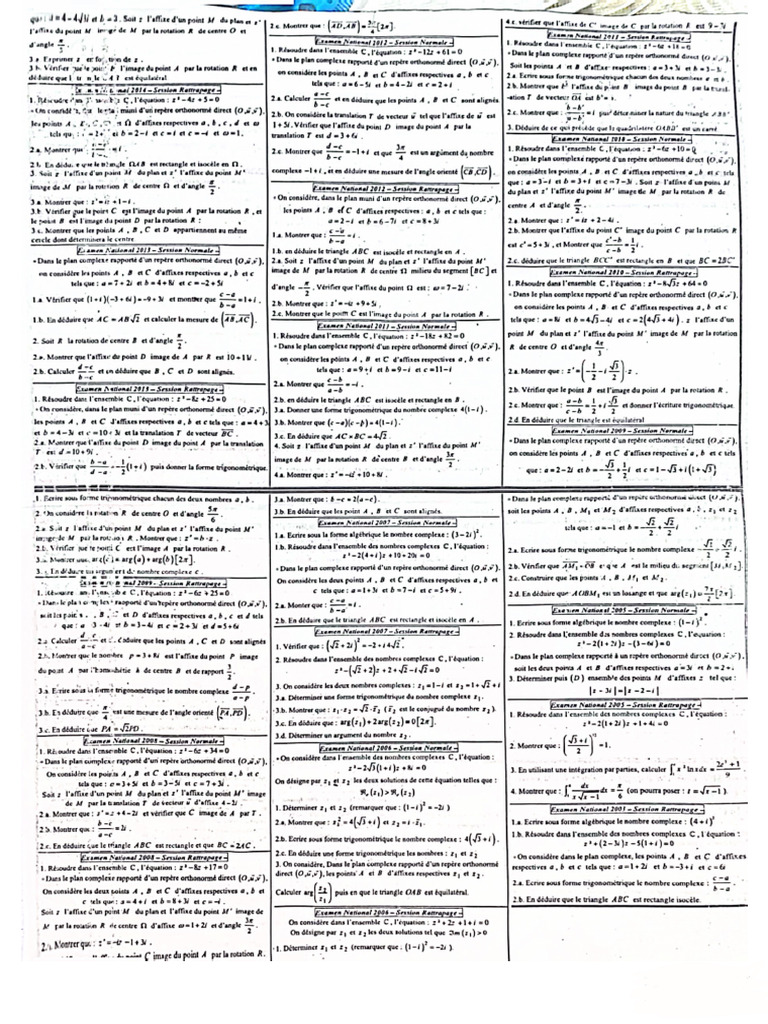 Nombere Complexe | PDF