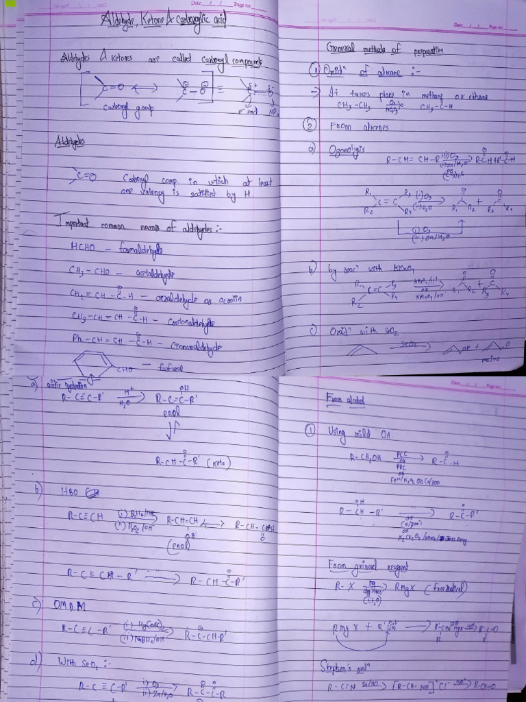 Tamio Adion: Carboxylic Acid Ketones | PDF | Chemistry | Carbon Compounds