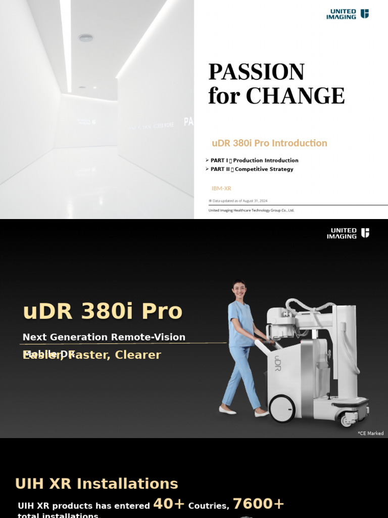 UDR 380i Pro Presentation Slides - EN - V1.0 | PDF | X Ray | Exposure (Photography)