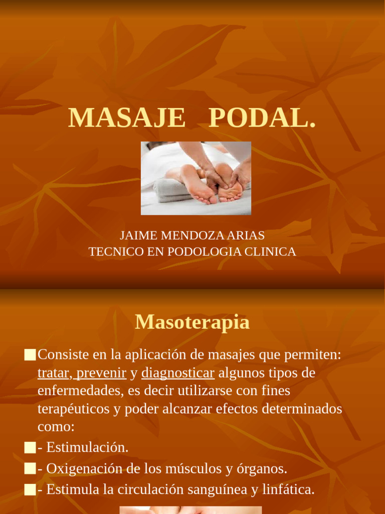 Masaje Podal | PDF