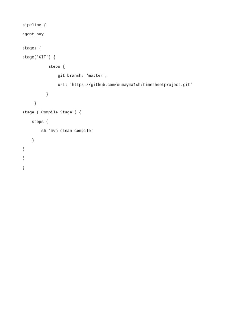 Jenkins File 1 | PDF