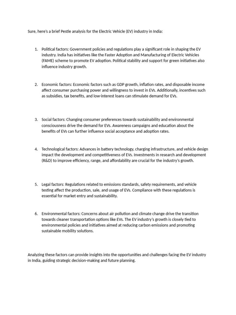 Document Pestle | PDF