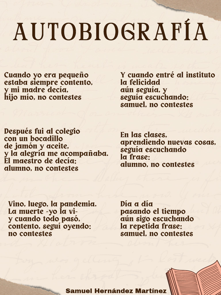 Reflexiones de Samuel: Una vida en versos | PDF
