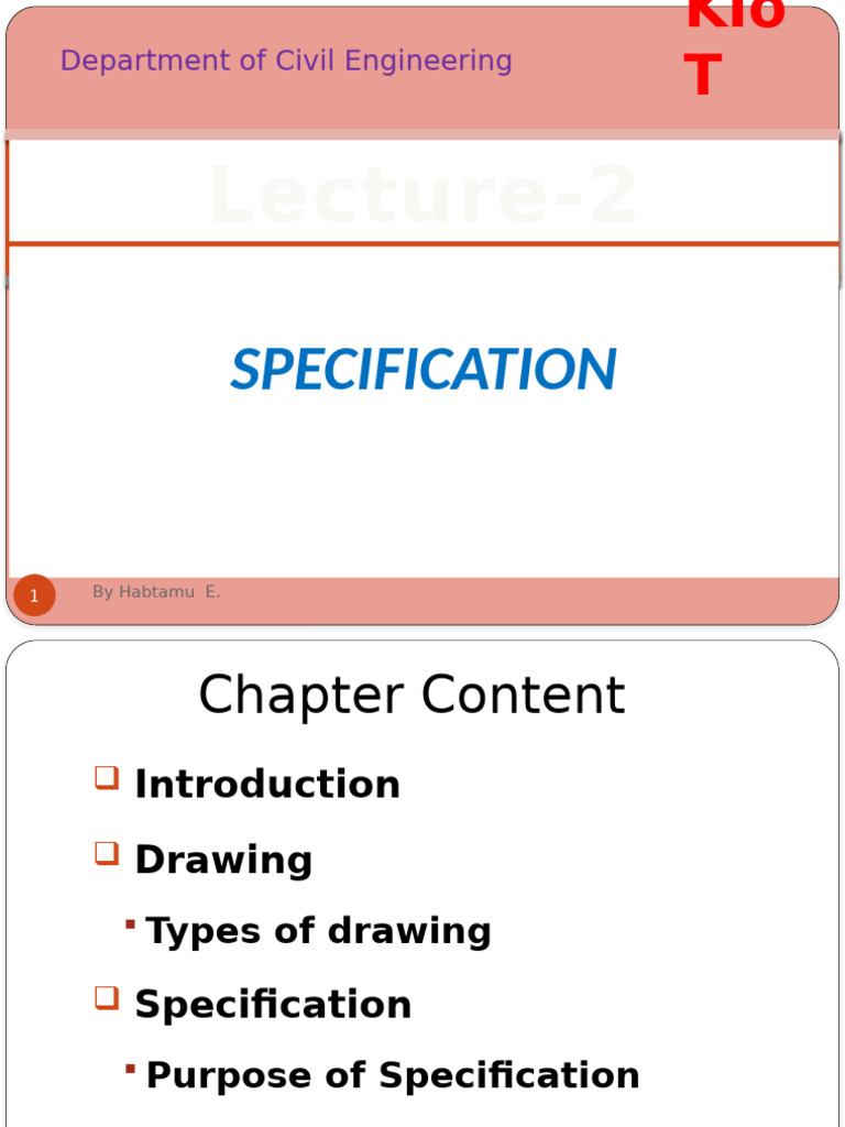 Construction Drawings and Specifications Guide | PDF | Specification ...