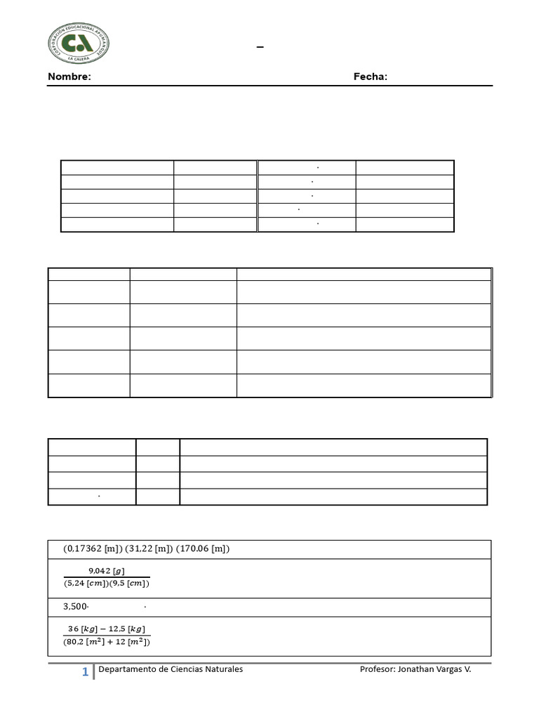 Guía 2 - Medición 2 | PDF