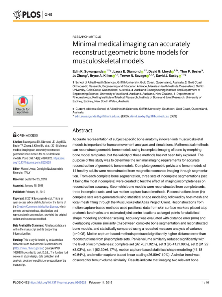 Minimal Medical Imaging Can Accurately Reconstruct | PDF | Image Segmentation | Pelvis