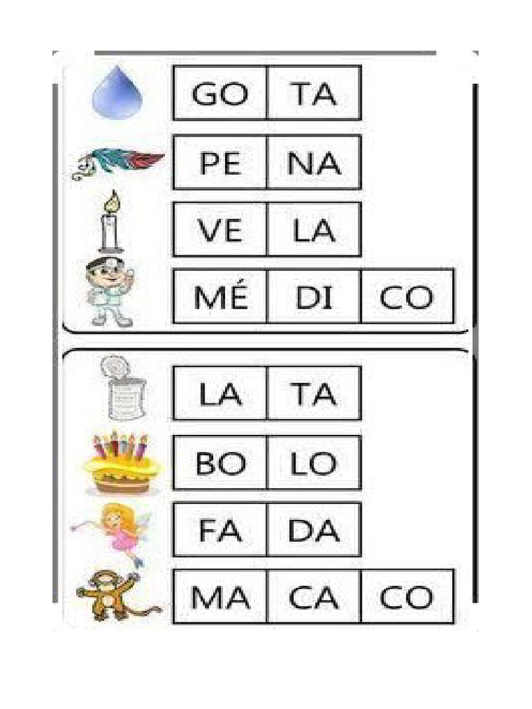 Completa Palavras | PDF