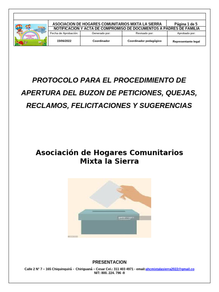 Protocolo PQRF | PDF