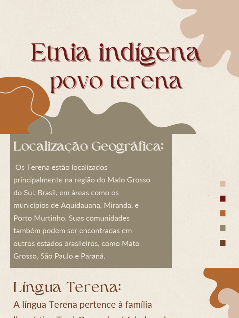 Características do Povo Terena | PDF