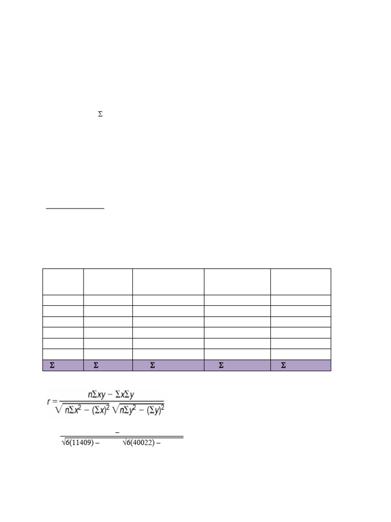 Pearson Product Moment Correlation Pdf