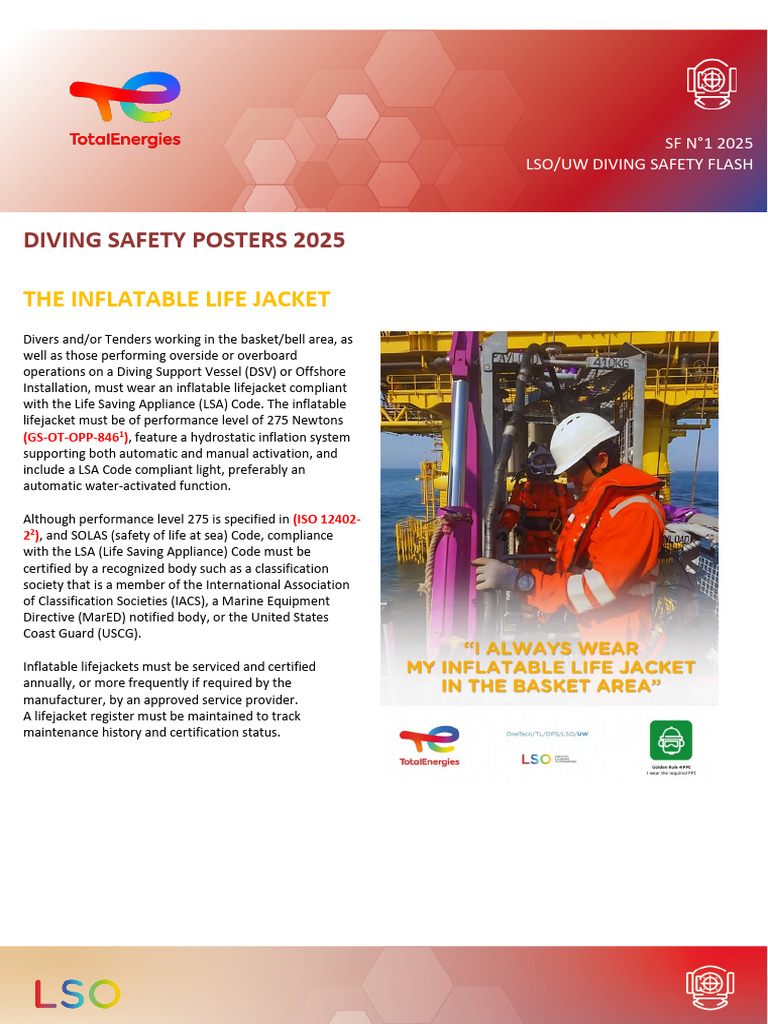 Diving Safety Guidelines 2025 | PDF | Underwater Diving | Occupational ...